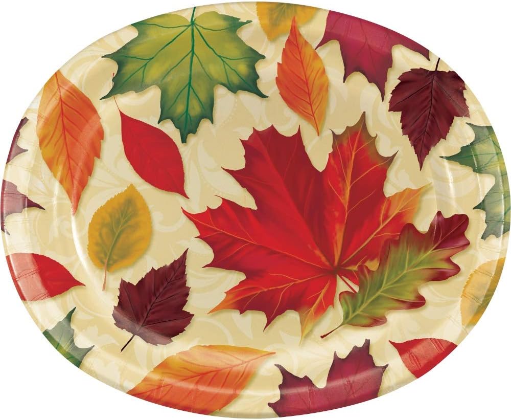 Amazon.com | Creative Converting Thanksgiving Platter Turkey Platter ...