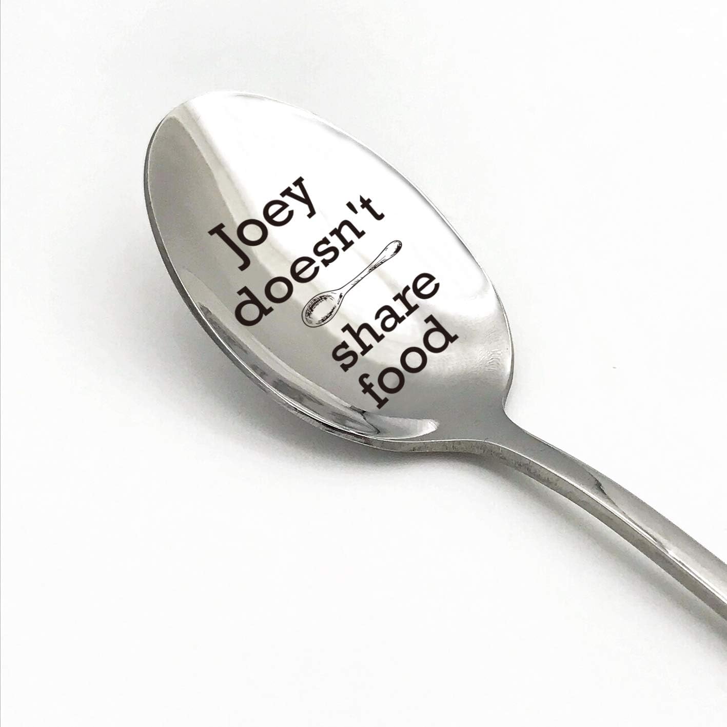 Amazon.com: family Kitchen Joey Doesn't Share Food - Engraved Spoon for ...