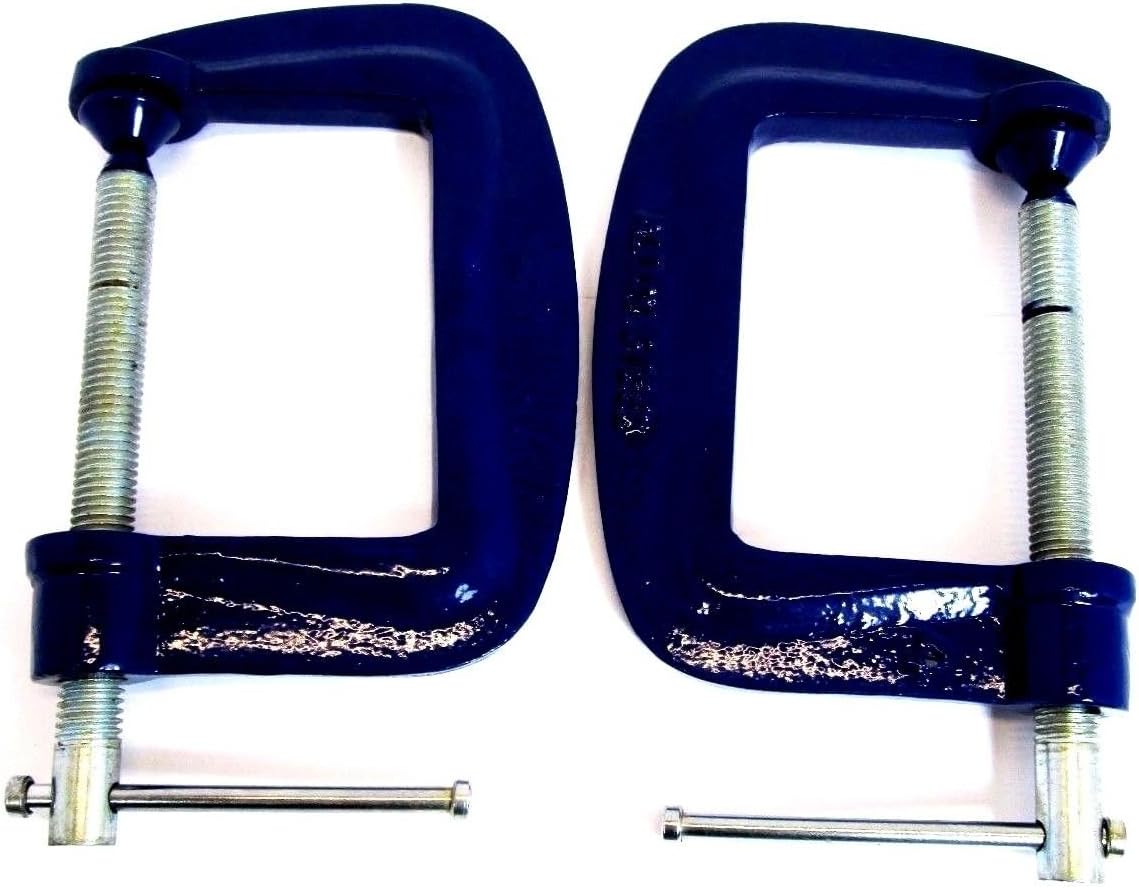 4" Heavy Duty G Clamp (Pack of 2) : Amazon.co.uk: DIY & Tools
