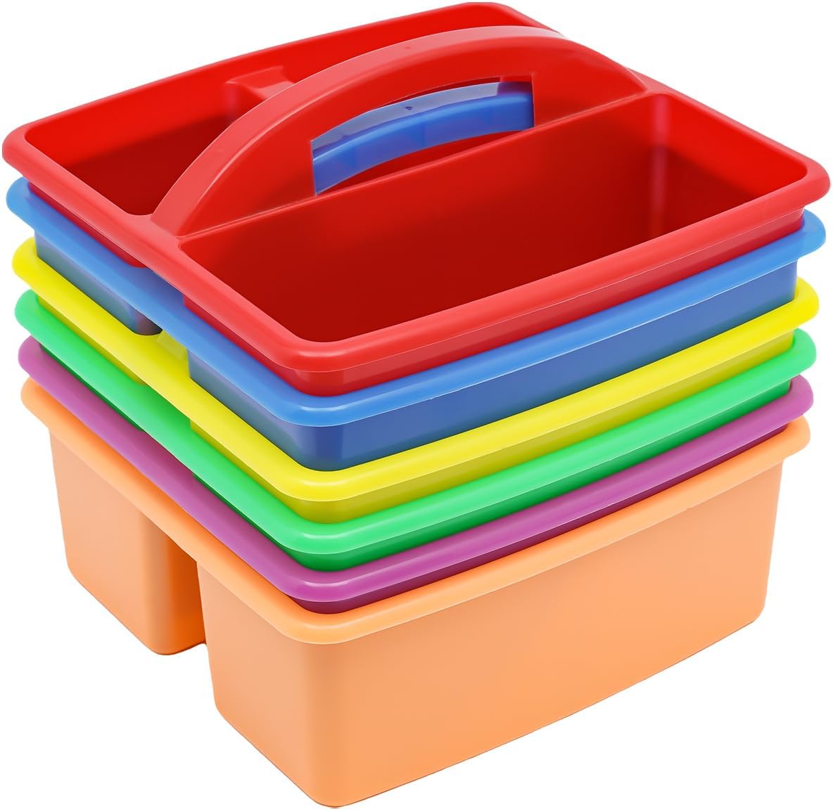 Amazon.com: GMSLuu 6 Pcs Plastic Caddy Organizers,Classroom Supply ...