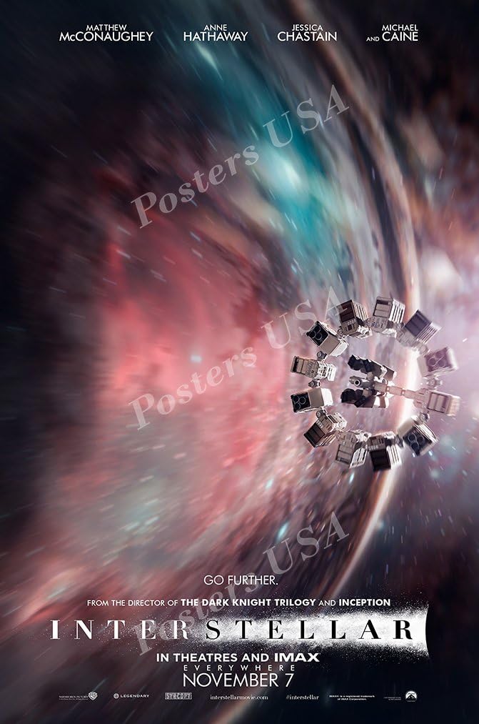 Amazon.com: Interstellar Movie Poster 24 x 36 Inches Full Sized Print ...