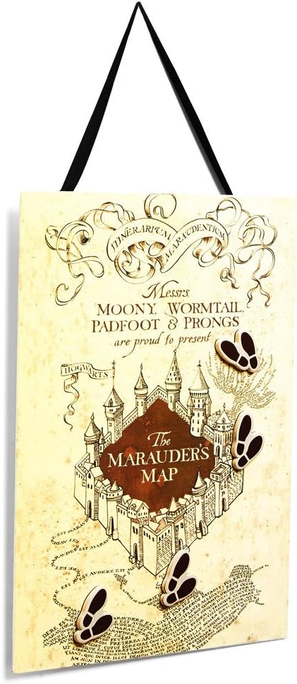 Harry Potter Marauders Map Magnetic Board : Amazon.co.uk: Stationery ...