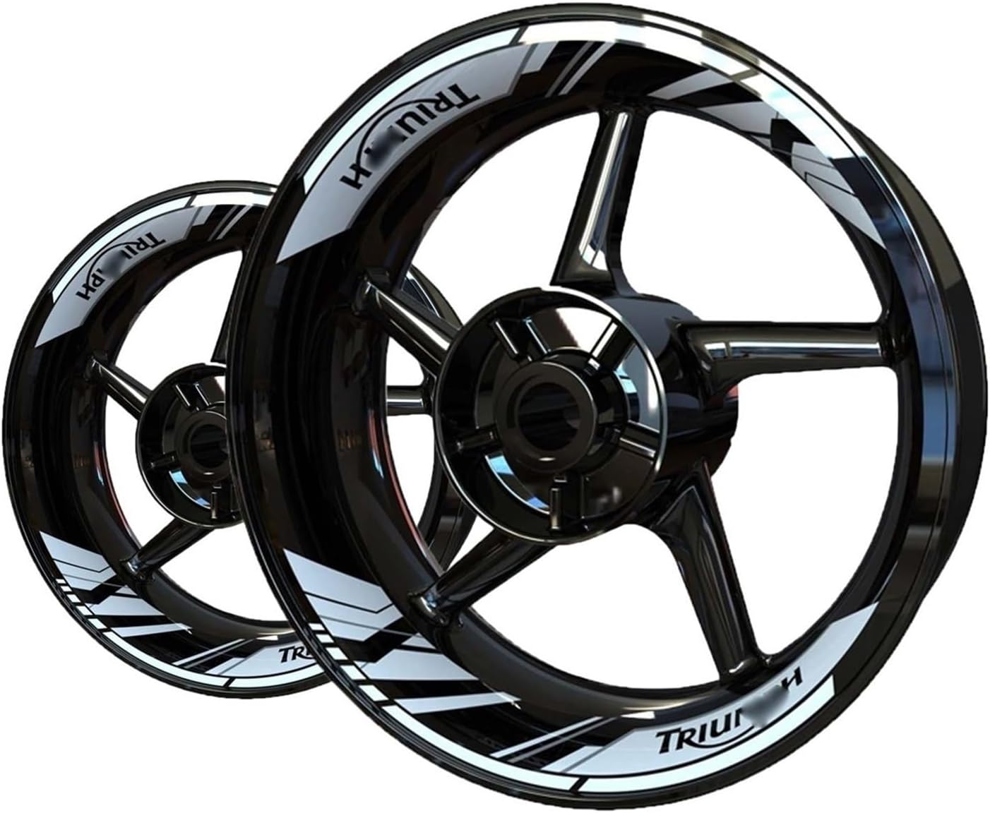 Amazon.com - Motorcycle Wheel Motorcycle for Trident Wheel Stickers Rim ...