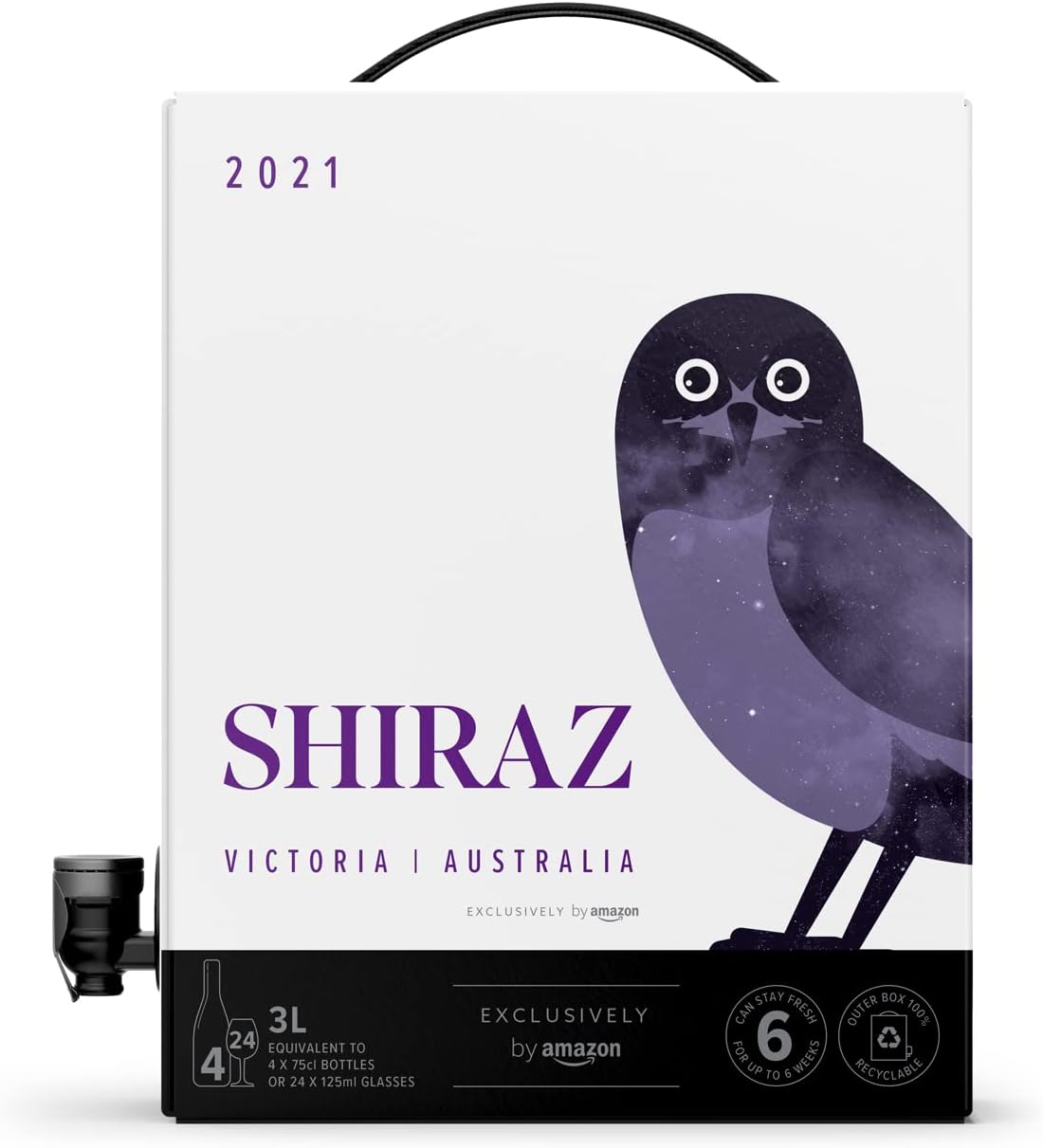 by Amazon Australian Shiraz, Red Wine, 3L Bag in a Box : Amazon.co.uk ...