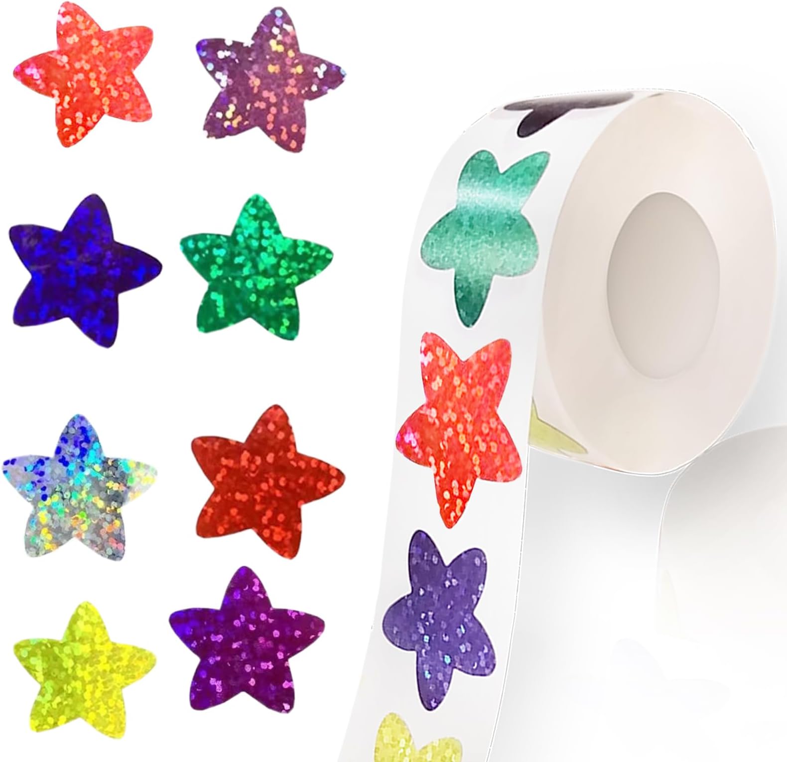 Amazon.com: 700Pcs Star Stickers,Smiley face Star Stickers for Kids ...
