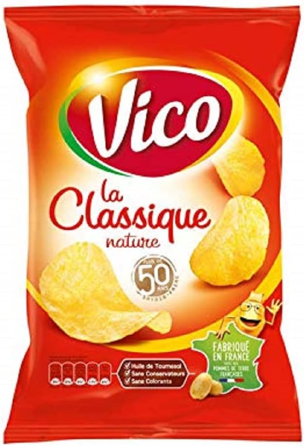 Vico Chips la Classique Nature 135 g : Amazon.fr: Epicerie