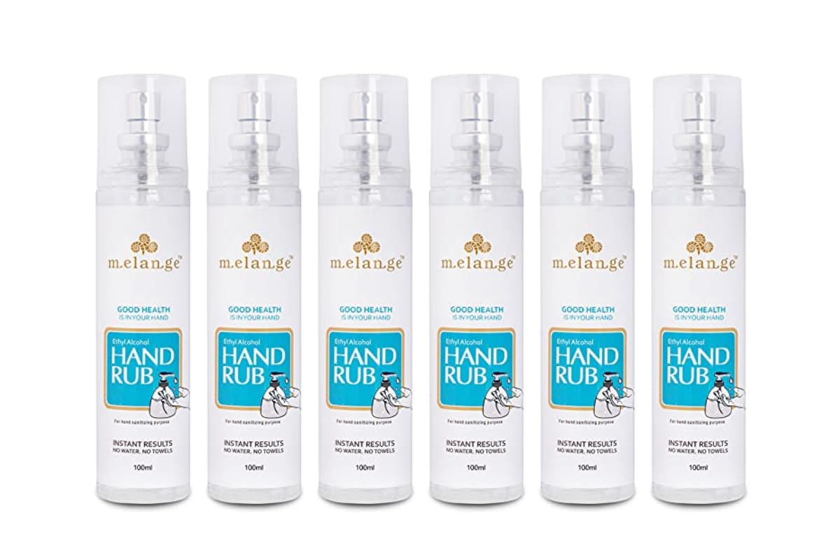 melange hand rub-100 ml(pack of 6 pcs) : Amazon.in: Health & Personal Care