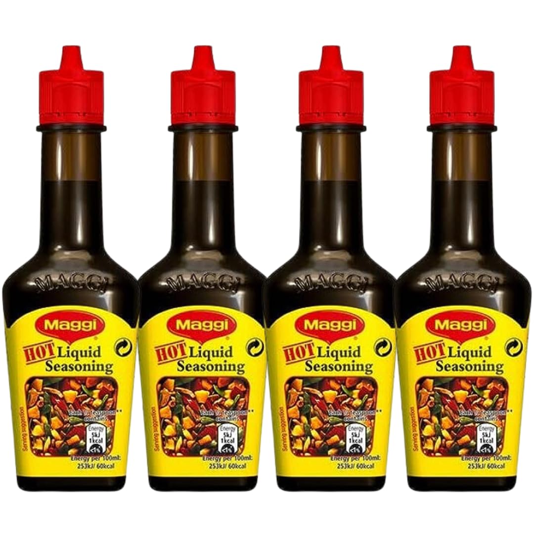Maggi Hot Liquid Seasoning 100g (4 Pack Bundle) : Amazon.co.uk: Grocery