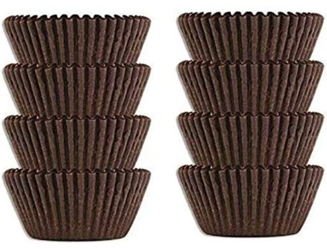 Amazon.com: No.5 Glassine Paper Candy Cups, 400-Count, Brown Baking cup ...