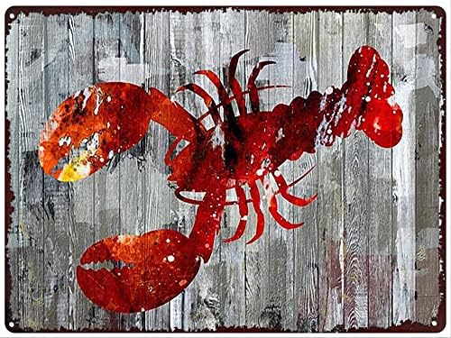 Amazon.com: JINHEQIAO Interesting Metal Tin Sign Welcome Y'all Crawfish ...