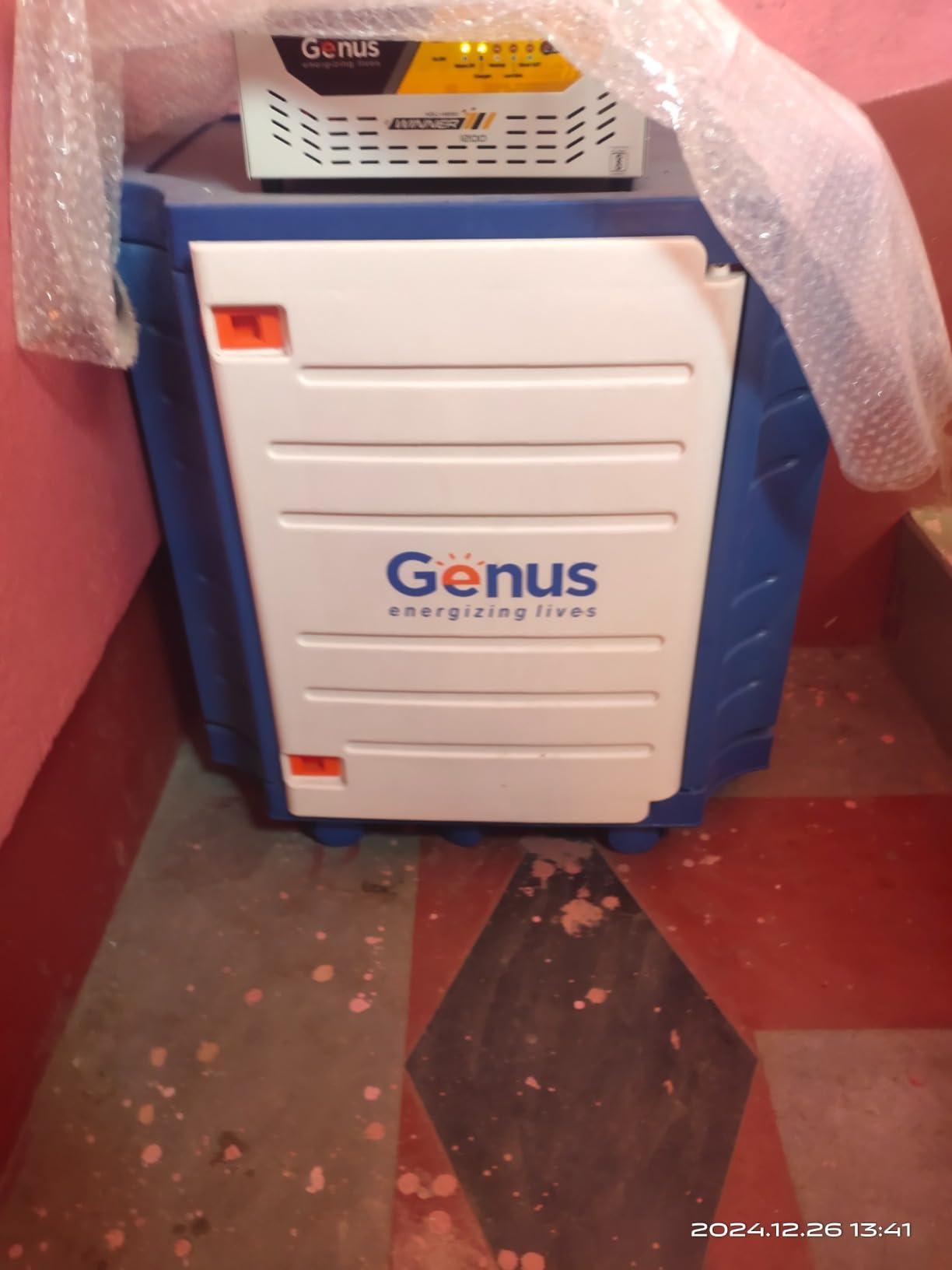 Genus Inverter Battery Combo-Winner 1200 Pure Sine Wave 900Va/12V ...