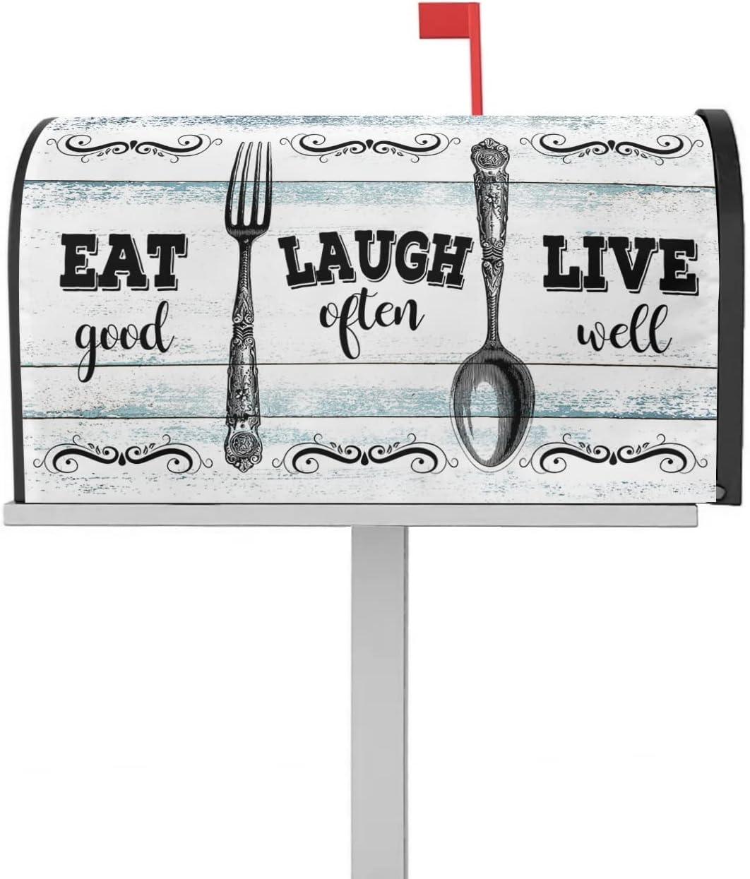 Amazon.com: Kitchen Knife Fork Motto Design Mailbox Covers Magnetic ...