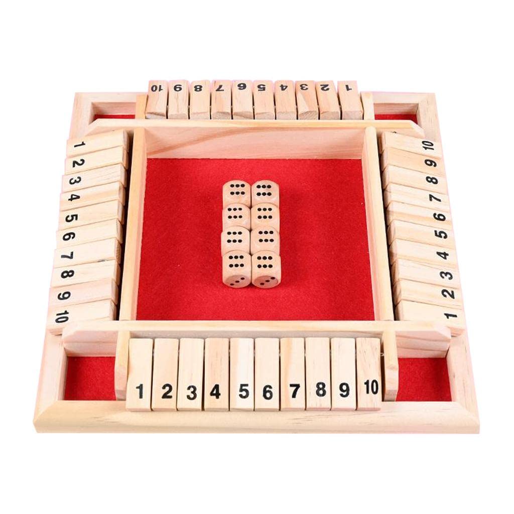 Buy JAZZY PEARLS Four Way Shut The Box Game Game Toy Set 2-4 Players ...