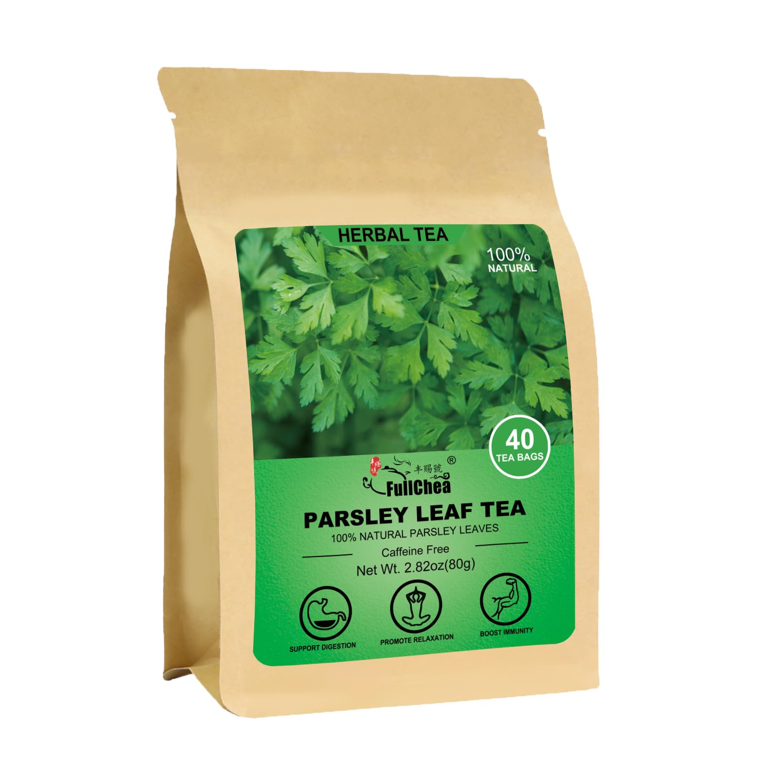 Amazon.com : FullChea - Parsley Tea Bags, 40 Teabags, 2g/bag - Premium ...
