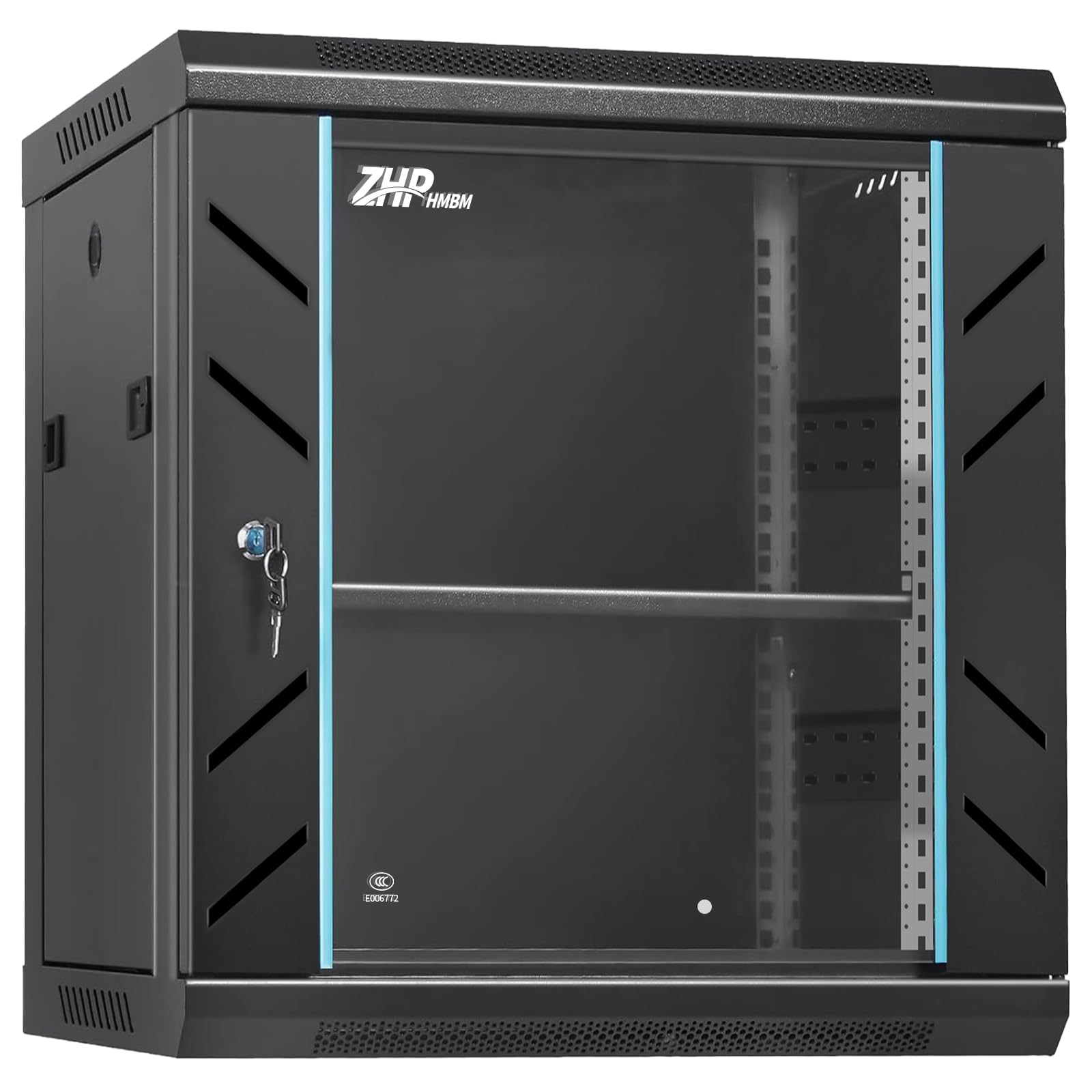 Buy 12U Server Rack Cabinet, Wall Network Rack Enclosure Includes ...