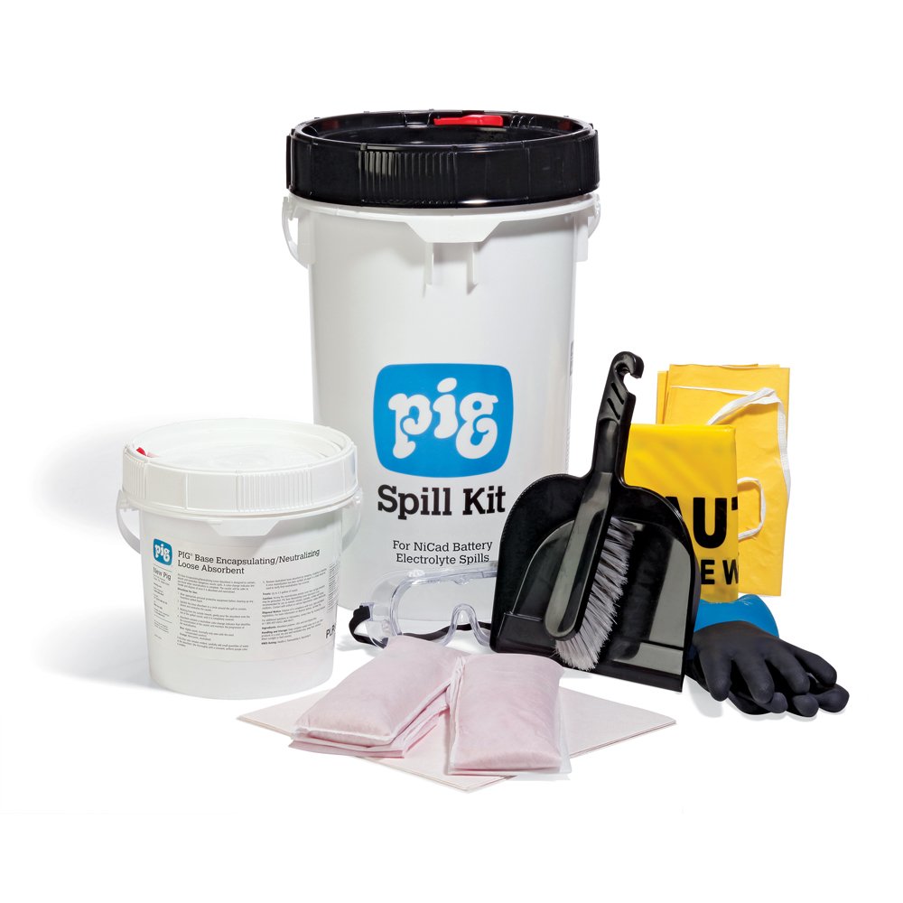 New Pig Nicad Battery Neutralizing Spill Kit In Bucket 3 | Desertcart INDIA