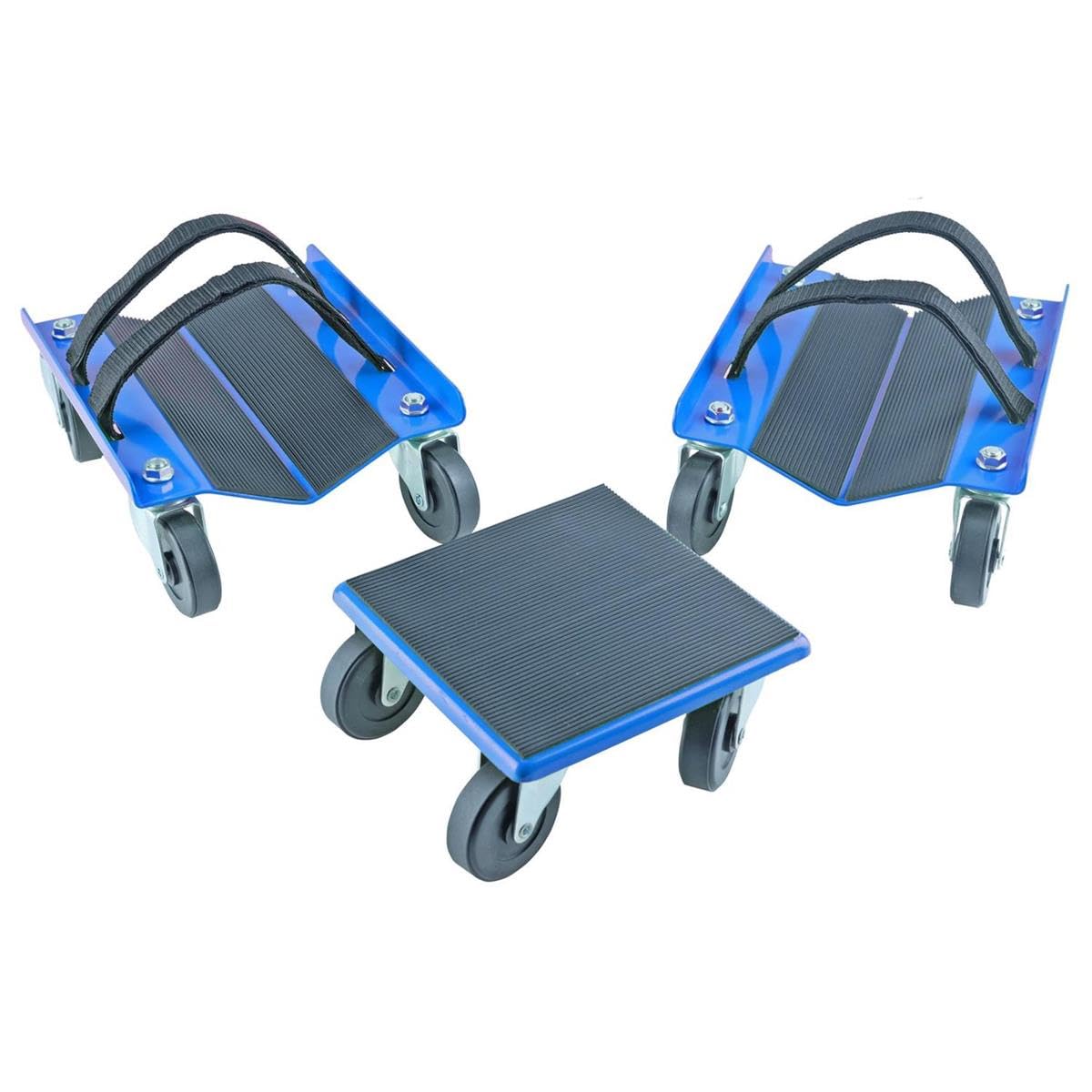 KASTFORCE Steel Dolly Set Moving Equipment 8x10 Inch KASTFORCE - 2 Pack ...