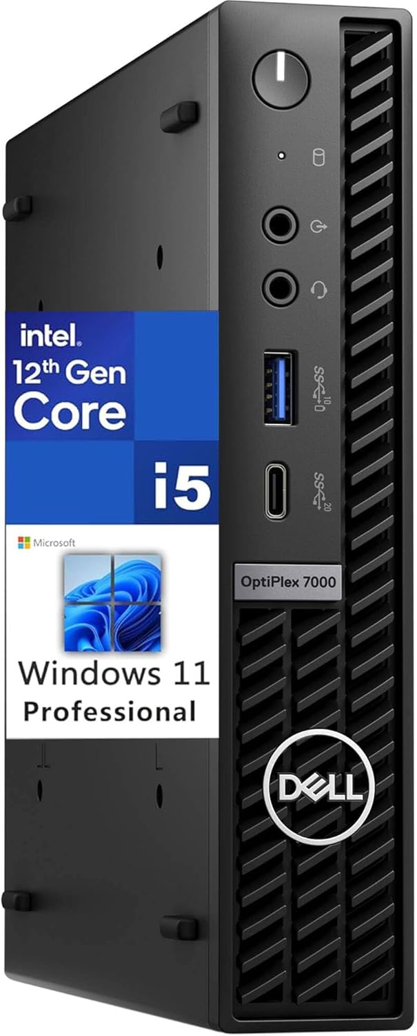 Amazon.com: Dell OptiPlex 7000 Micro Form Factor Desktop Computer, 12th ...