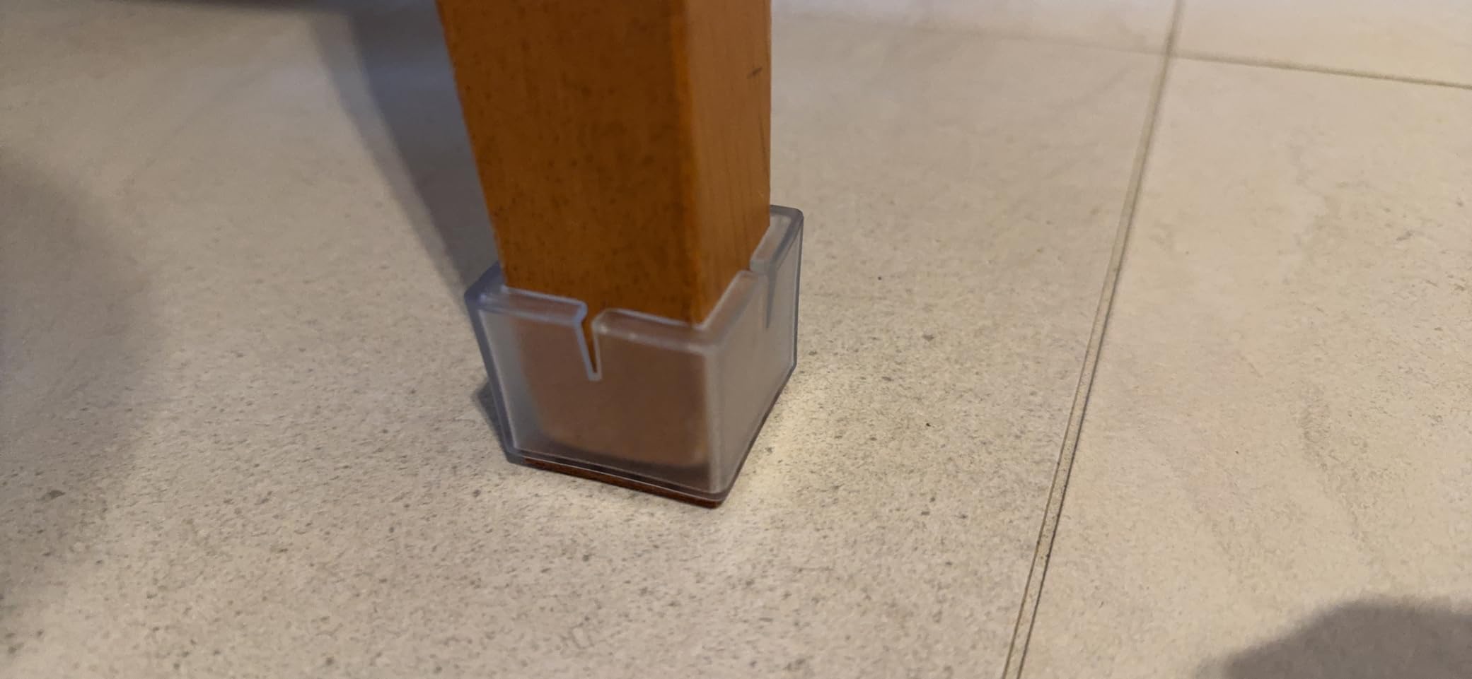 24pcs Furniture Square Leg Cover Wood Floor Protector, Scratches ...