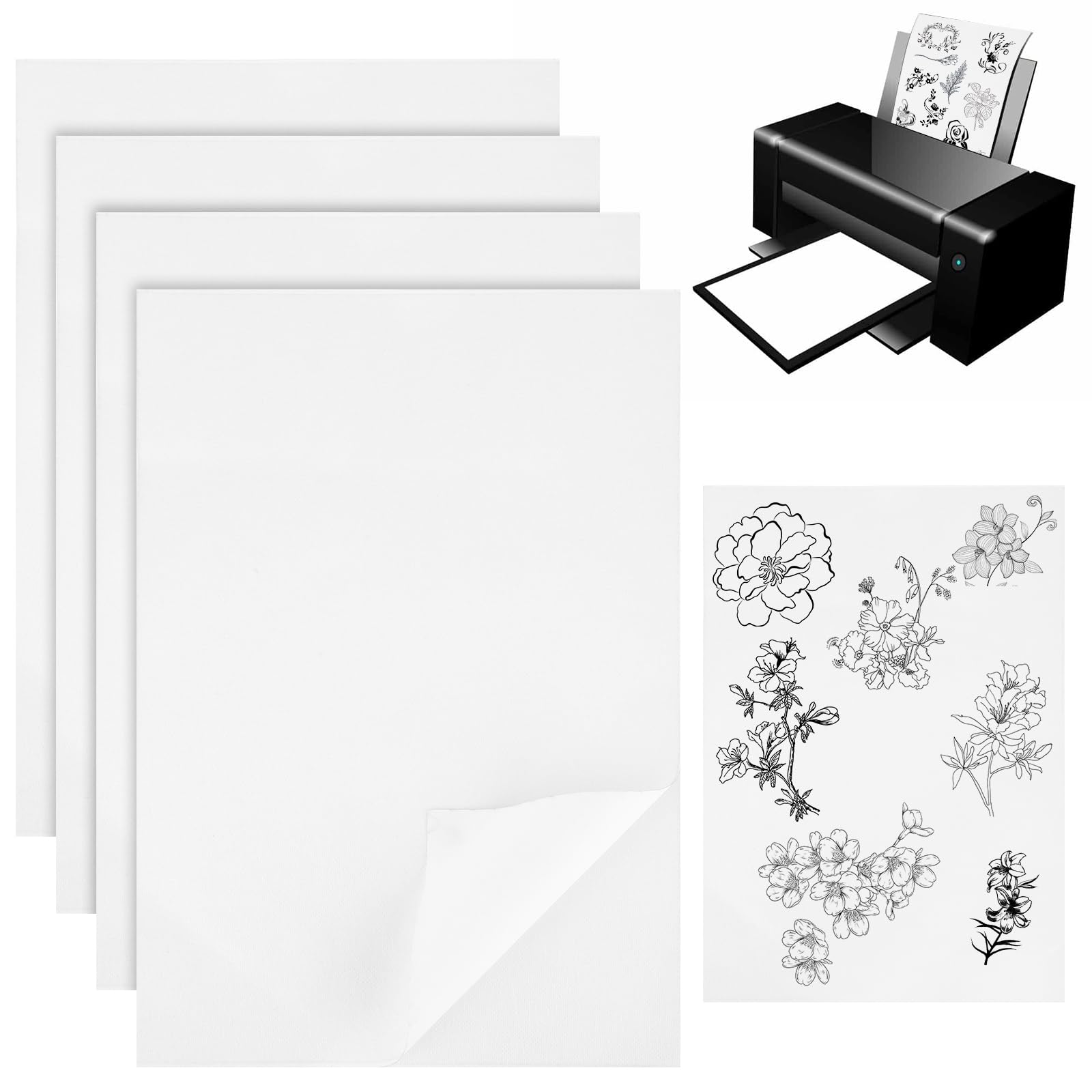 Amazon.com: 6pcs 12" X 8"Water Soluble Stabilizer for Embroidery,Stick ...