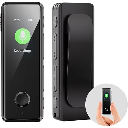 64GB Digital Voice Recorder, KINPEE Mini Recorder Audio Sound Recorder ...