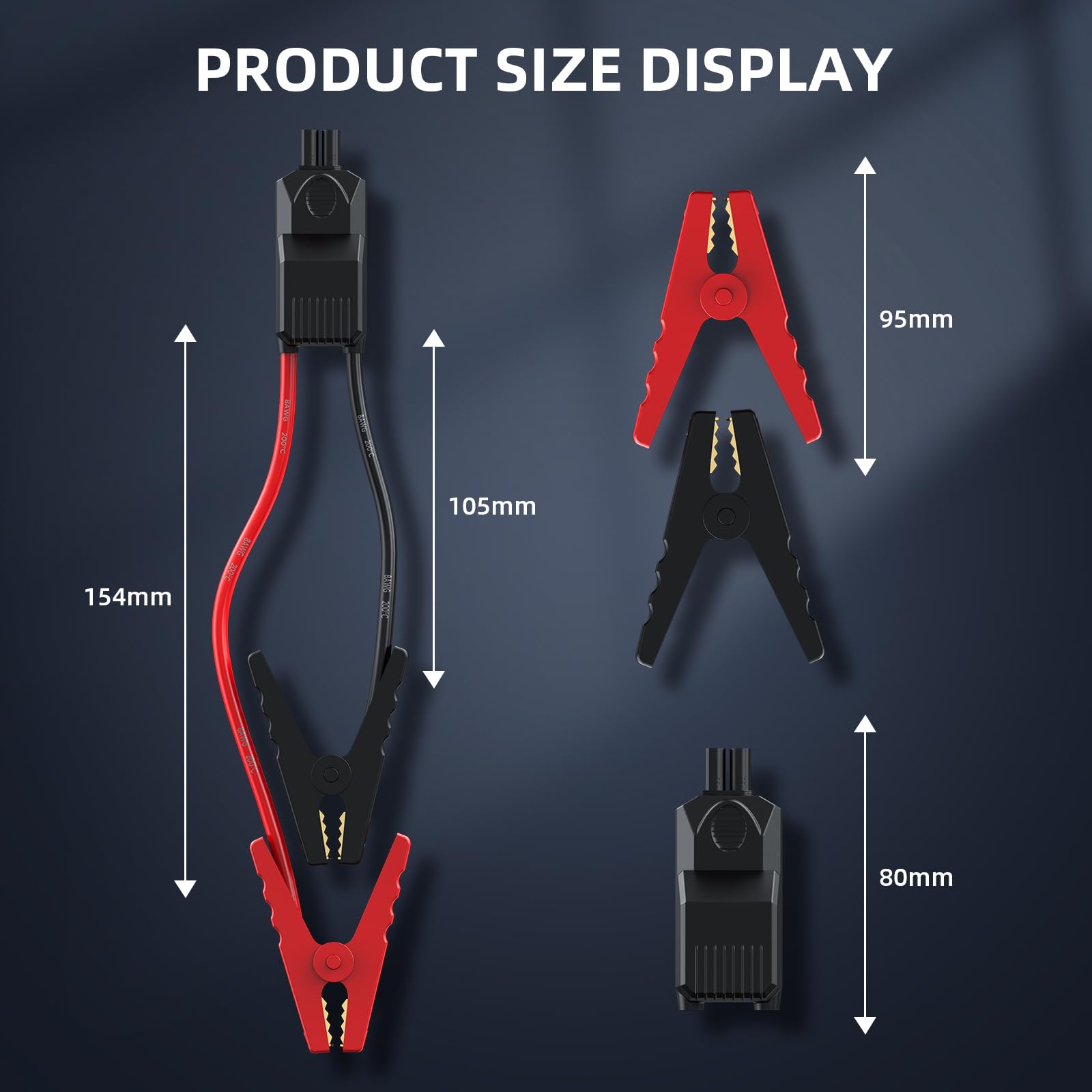 Snapklik.com : Smart Jumper Clamps, S ZEVZO Replacement Intelligent ...