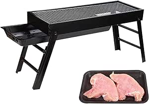 Amazon.com: Foldable Grill | Portable Charcoal Grill | Grills for Outdoor Cooking | Stainless ...