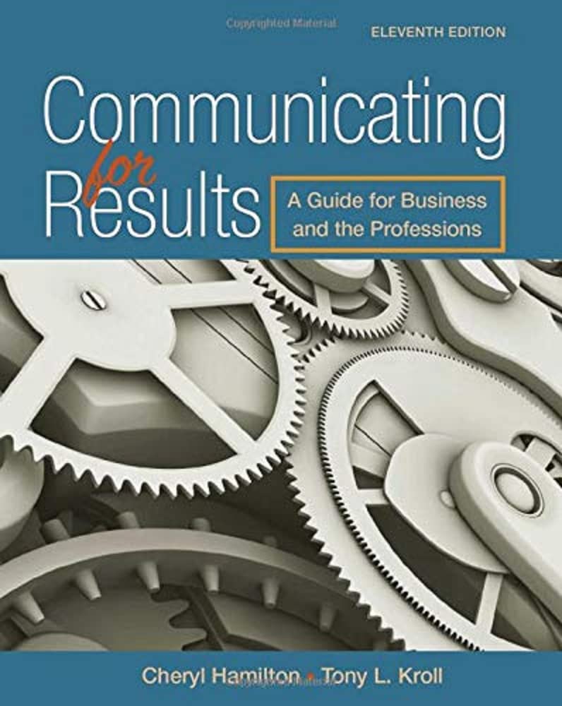 Amazon.com: Communicating for Results: A Guide for Business and the ...