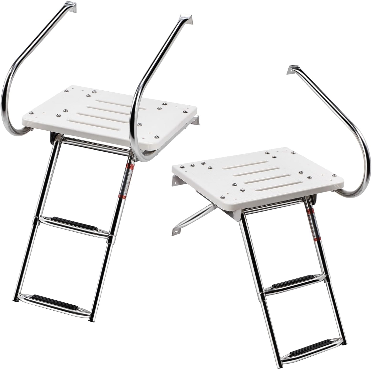 Amazon.com: Amarine Made Boat in-Board Swim Teak Platform with 2-Steps ...