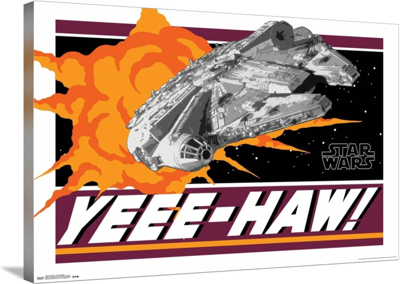 Amazon.com: Trends International 24X36 Star Wars: Saga - Yeee-Haw ...