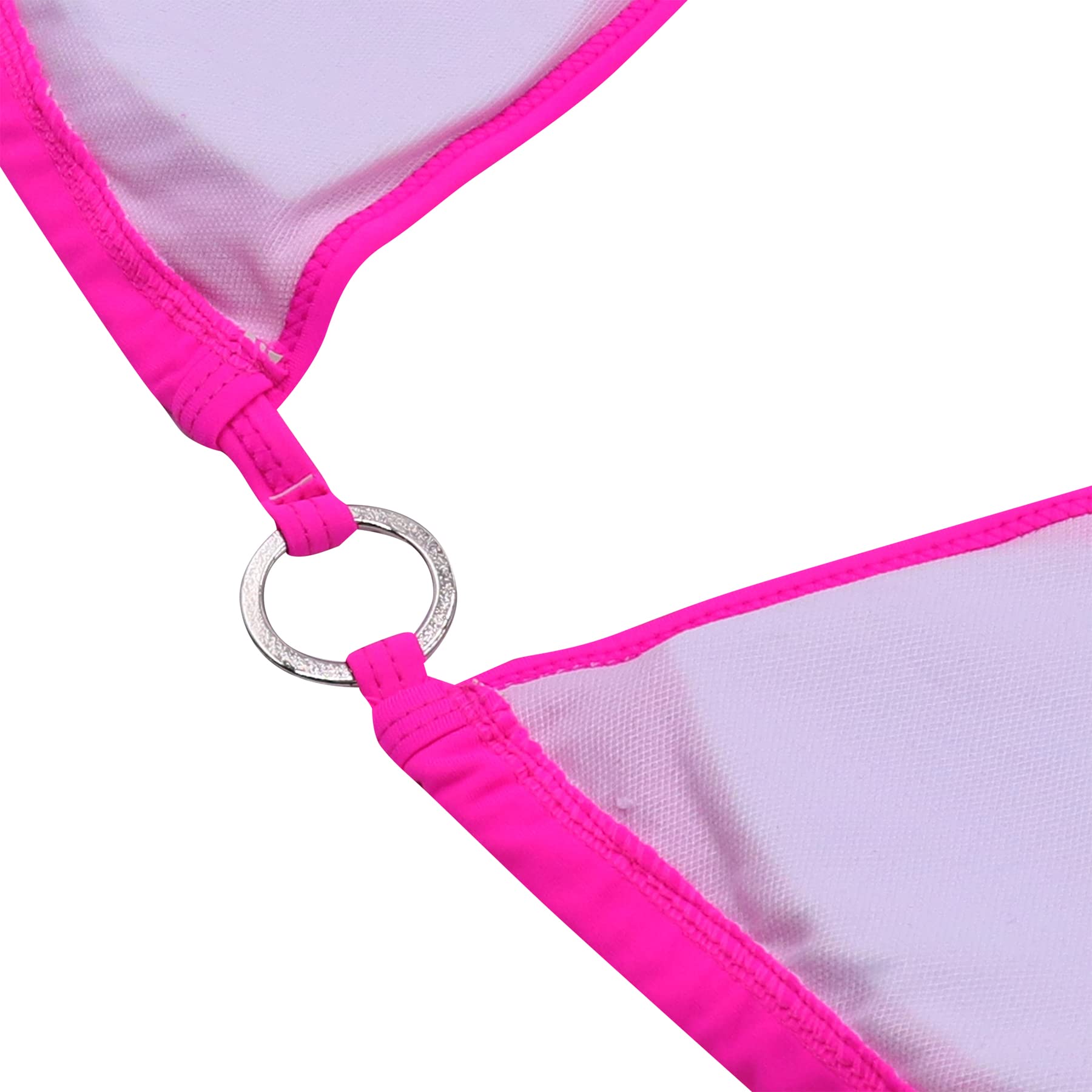 Snapklik.com : Women 2 Piece Sparkly Rhinestone Triangle Bikini Set ...