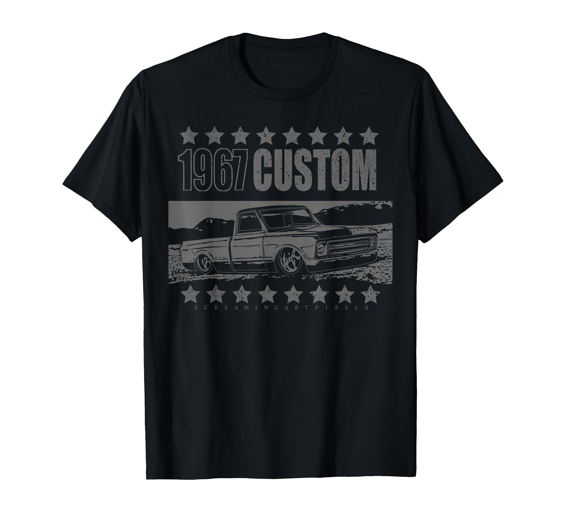 Amazon.com: 1967 Custom, C10 Truck, Classic C10 Truck T-Shirt ...
