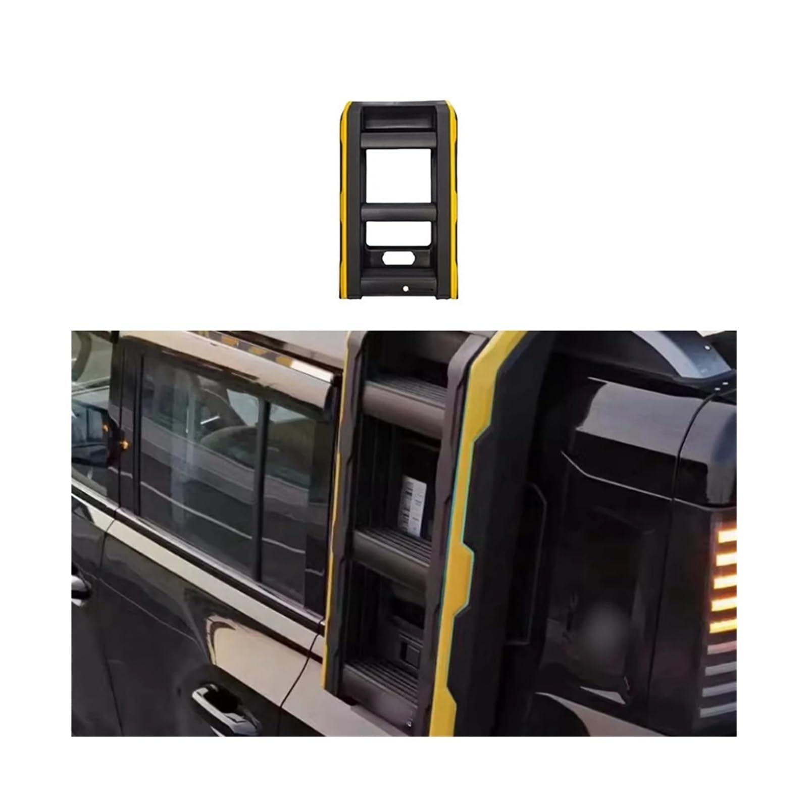 Foldable Roof Rack Step Foldable Ladder Roof Step Ladder Off-Road Togo ...