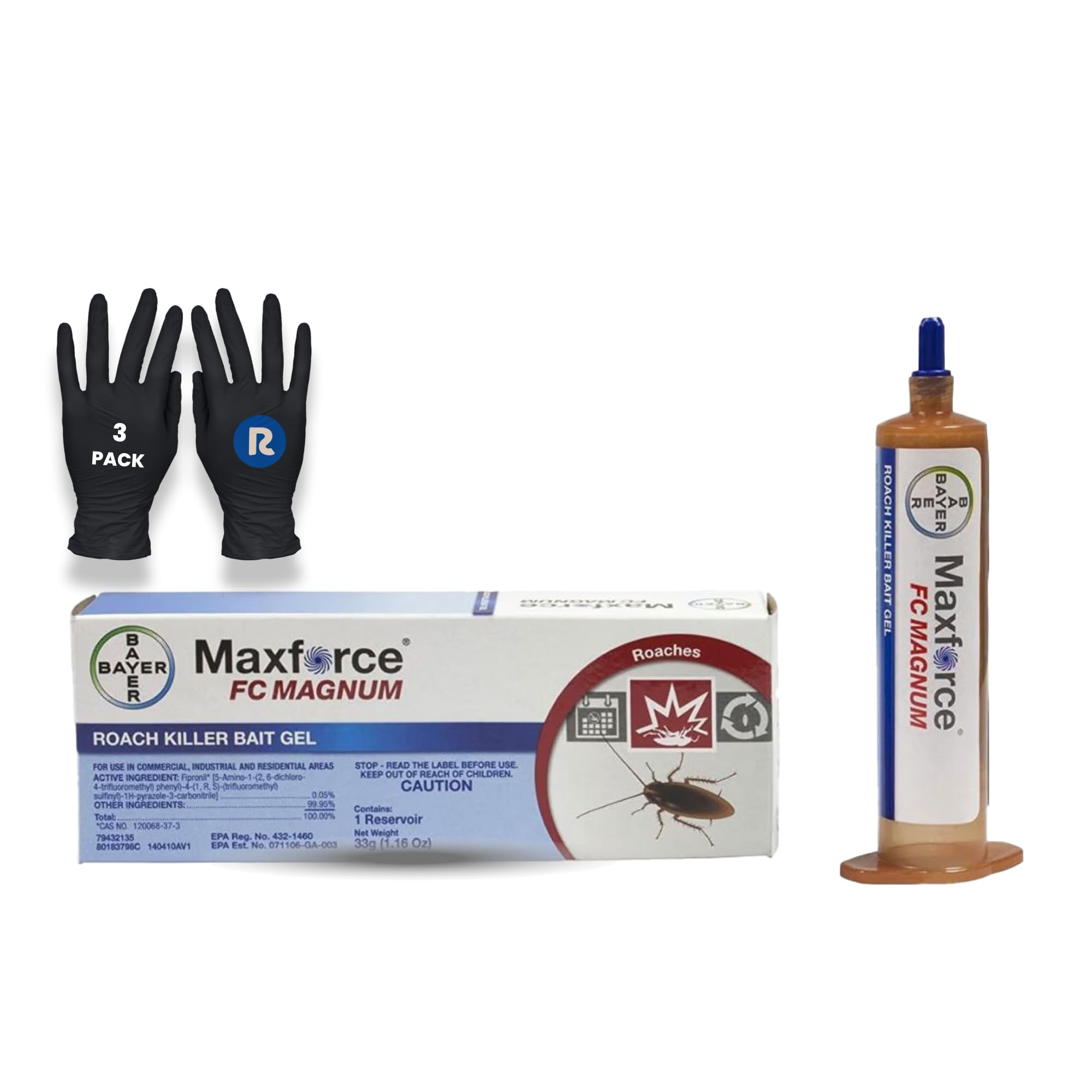 Amazon.com : Bayer Maxforce FC Magnum Roach Gel with Fast-Acting ...