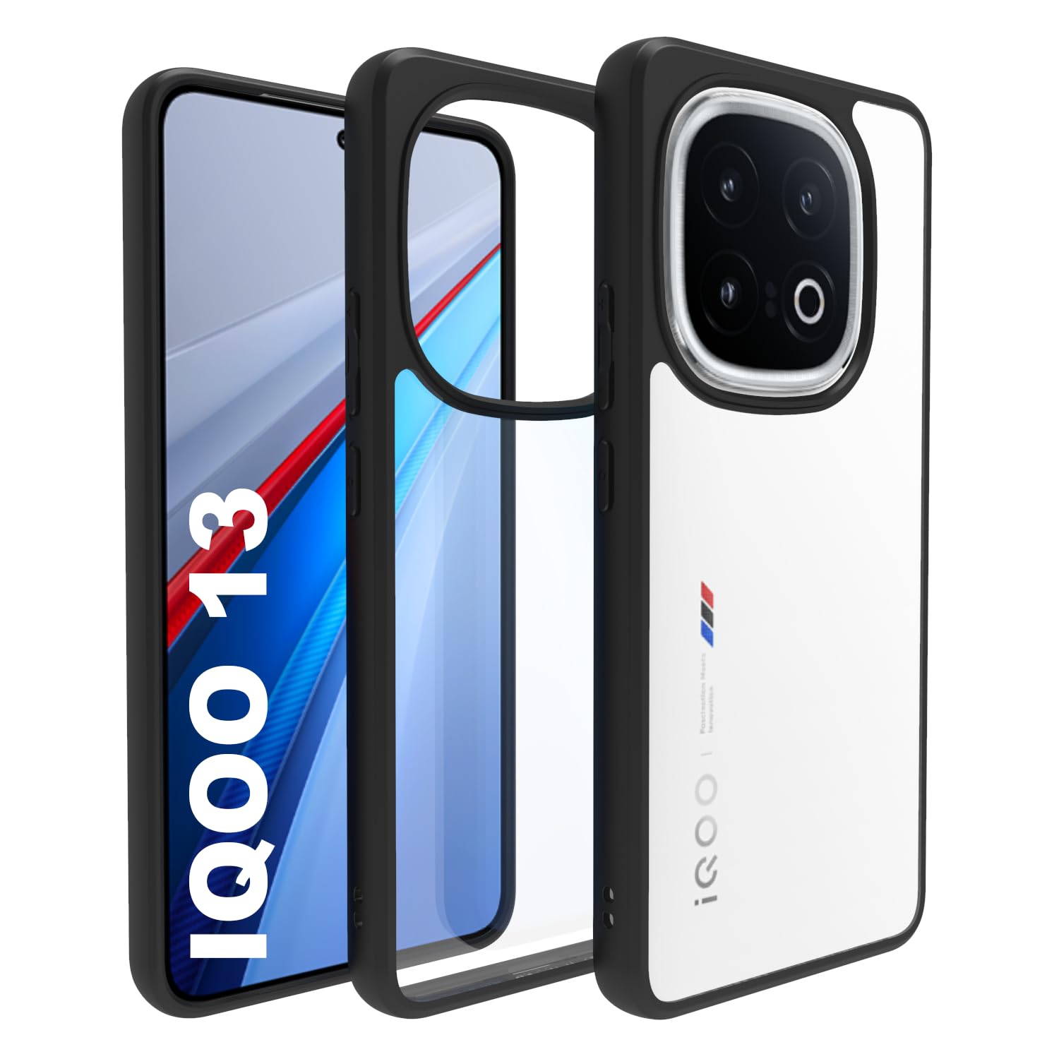 RIGGEAR Shockproof Sleek Hybrid Armor Back Cover Case Compatible with ...