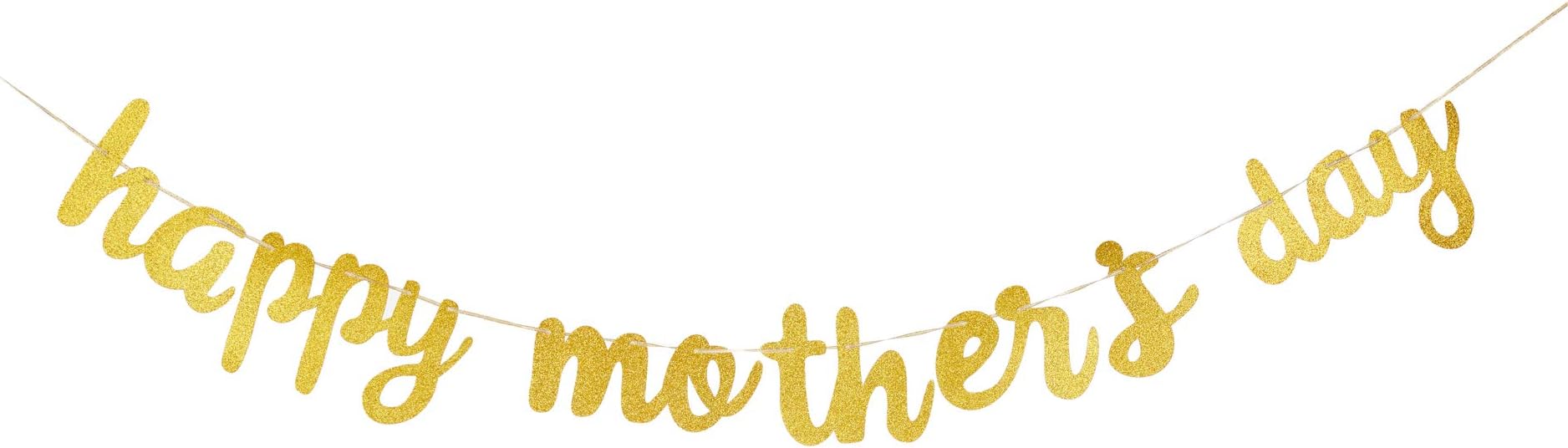Amazon.com: Remagr 2 Pcs Mothers Day Banner Happy Mother's Day Banner ...