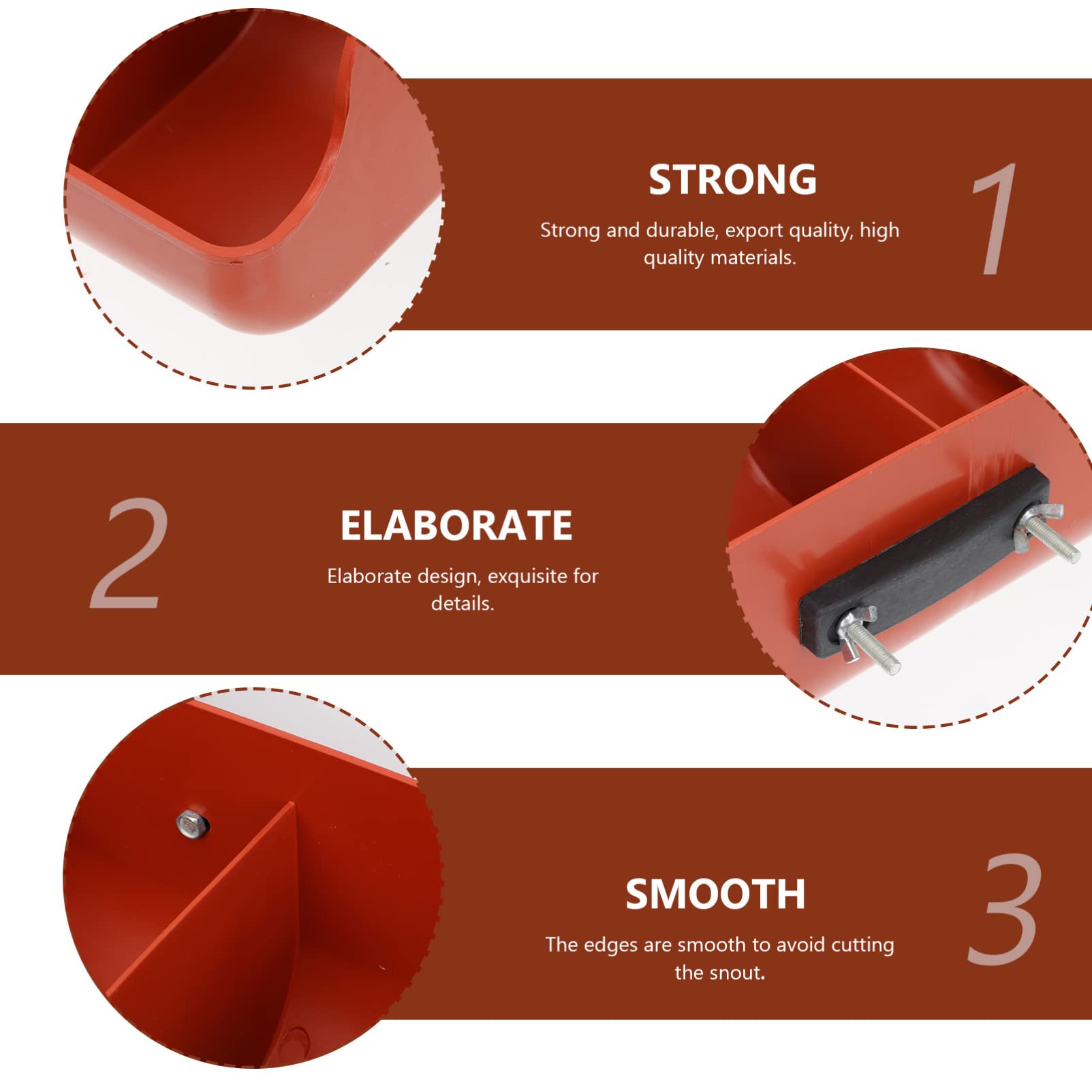 Snapklik.com : Piglet Feed Trough Thickened Composite Material Small ...