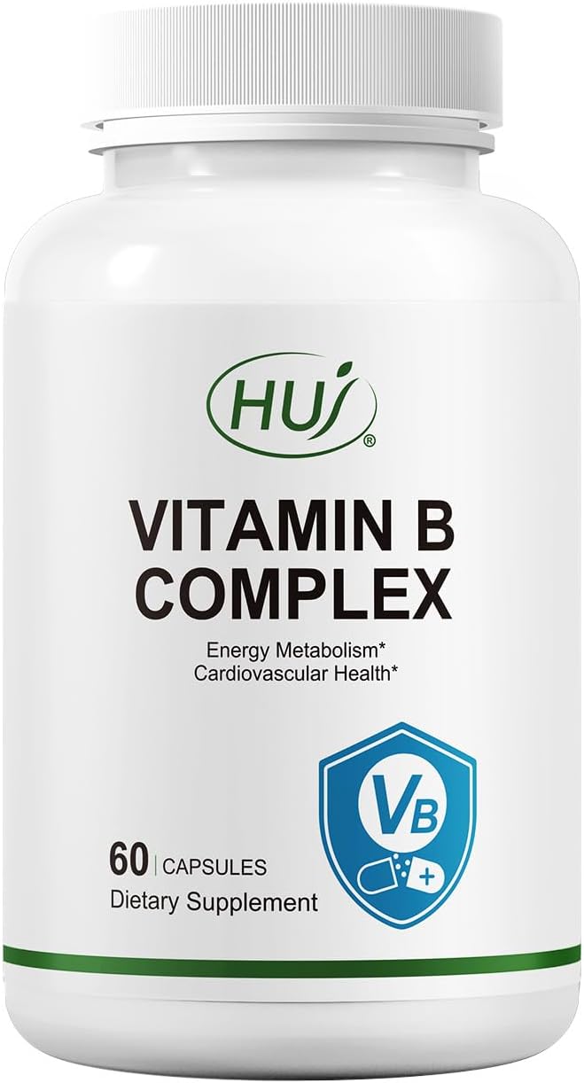 Amazon.com: HUJ Vitamin B Complex - B Vitamins Supplement to Support ...