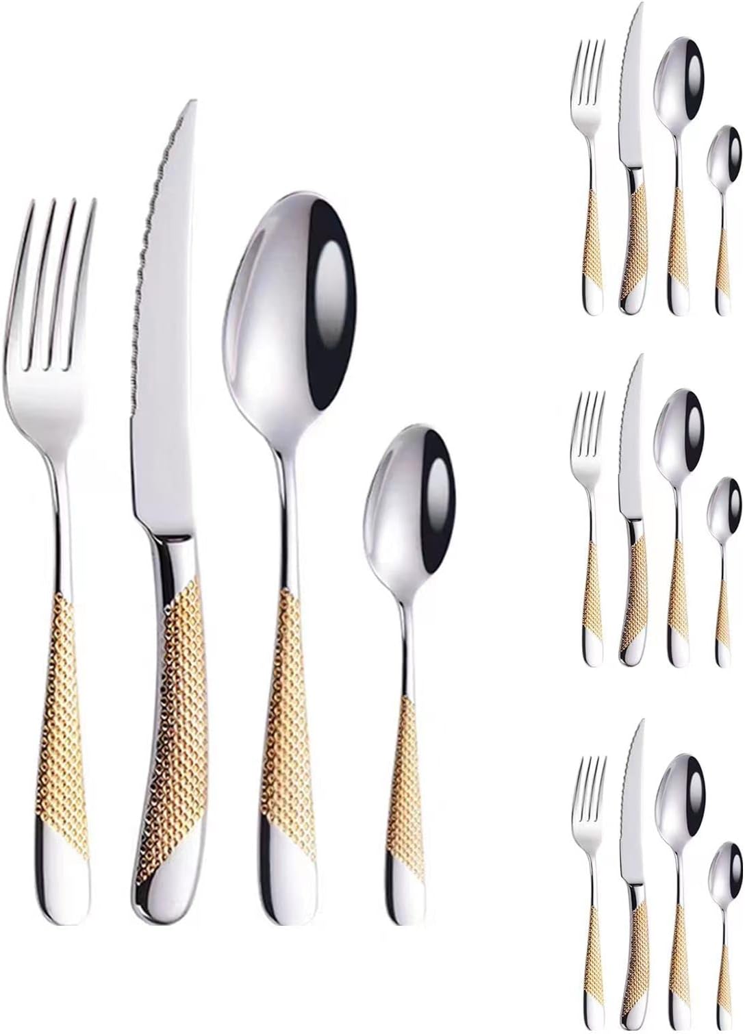 Amazon.com | Silverware Set Limited Edition – 24 Piece Dinnerware Set ...