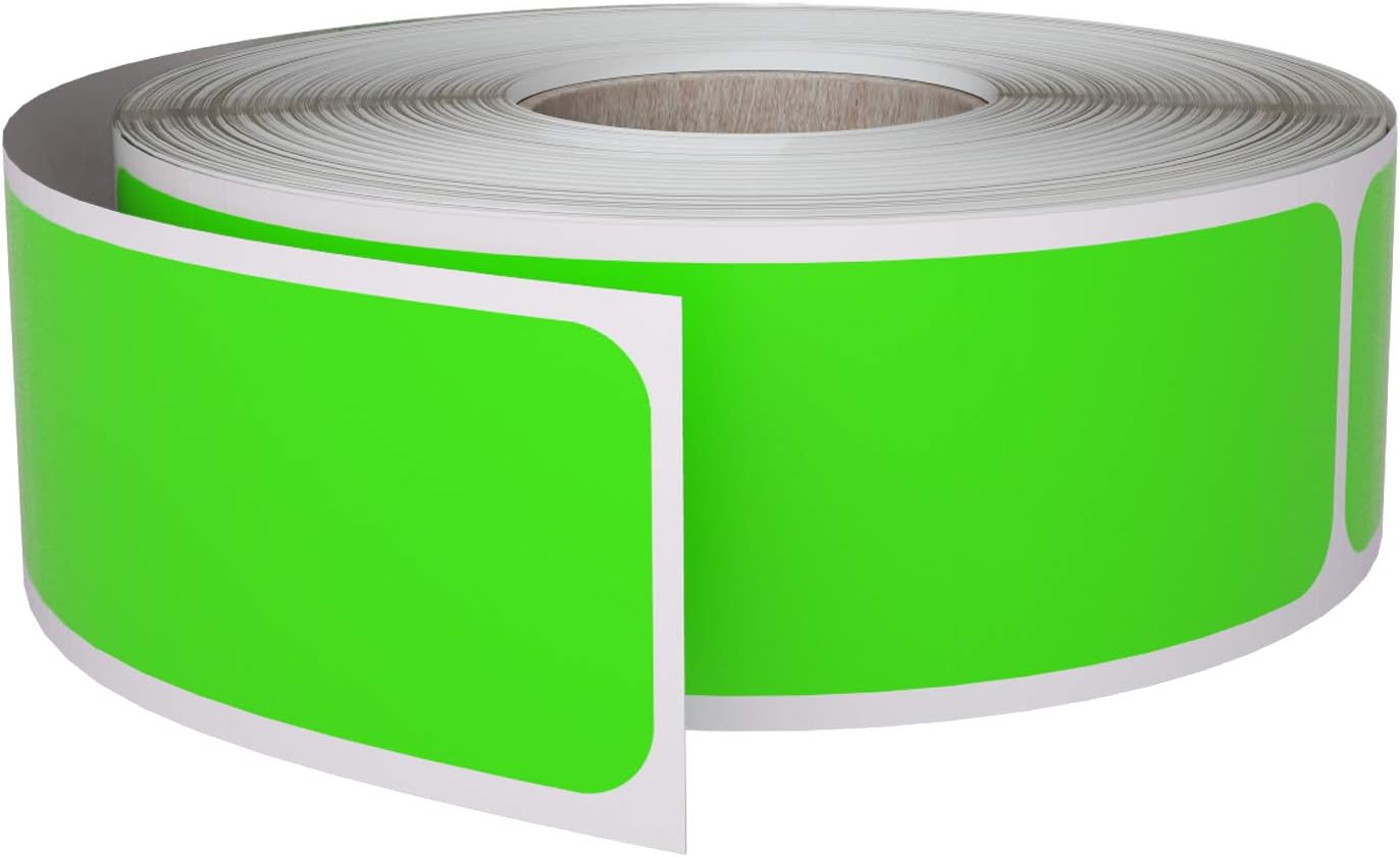 Amazon.com : YIKIADA Green Color Coding Labels 1 × 2 Inches Self ...