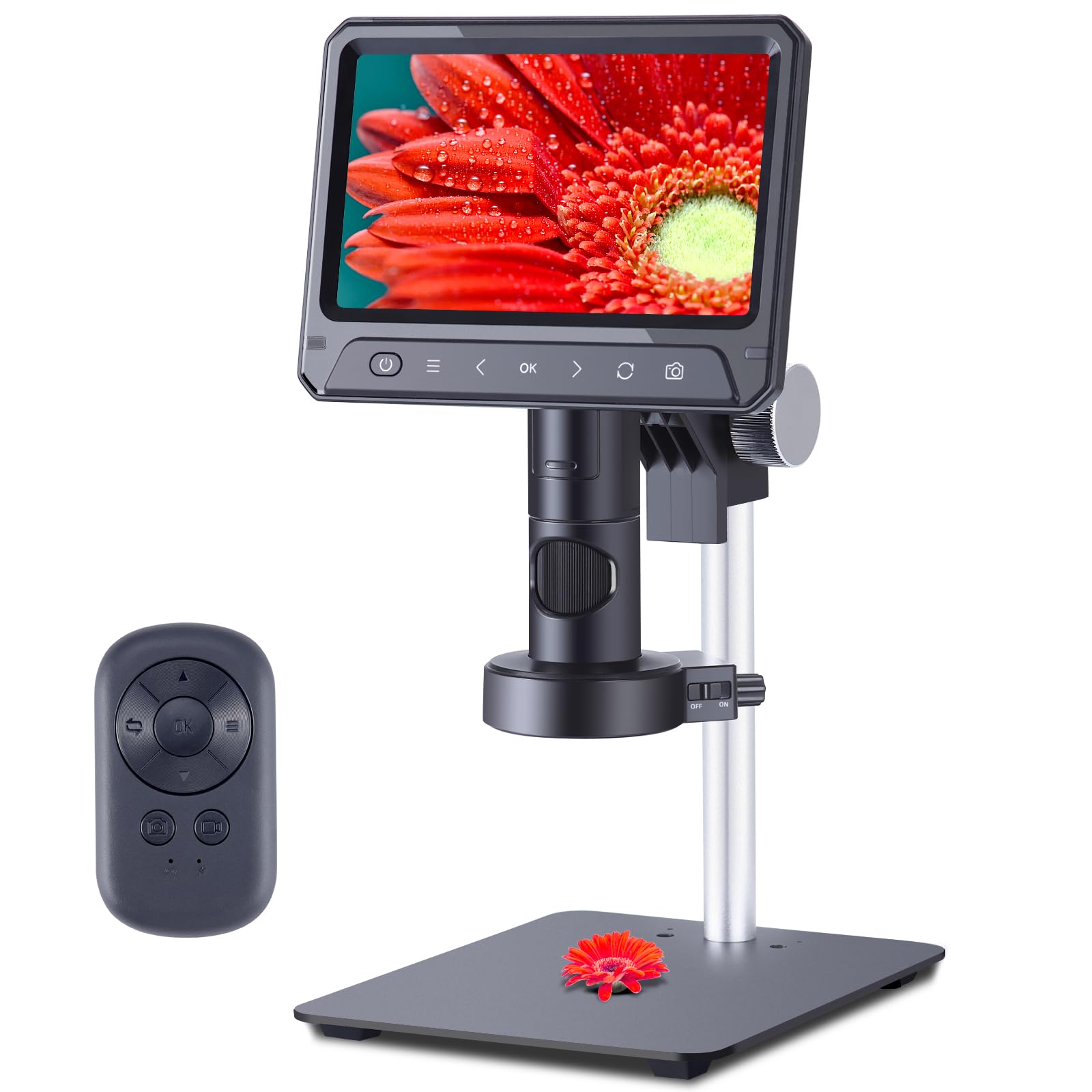 Snapklik.com : 7 Parfocal Digital Microscope,1080P IPS HD Display ...