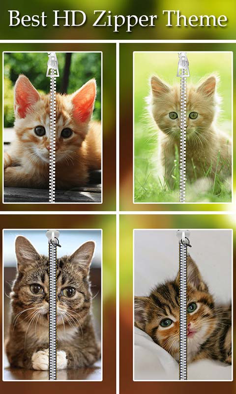 Kitty Cat Zipper Lock Screen - App on Amazon Appstore