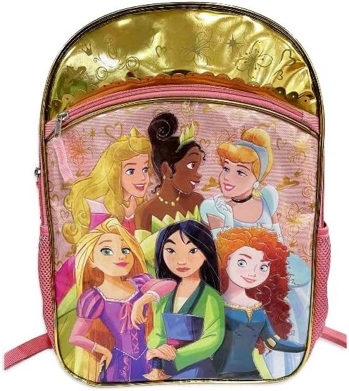 Amazon.com | Disney Princess Backpack for Girls Kids Toddlers ~ Deluxe ...