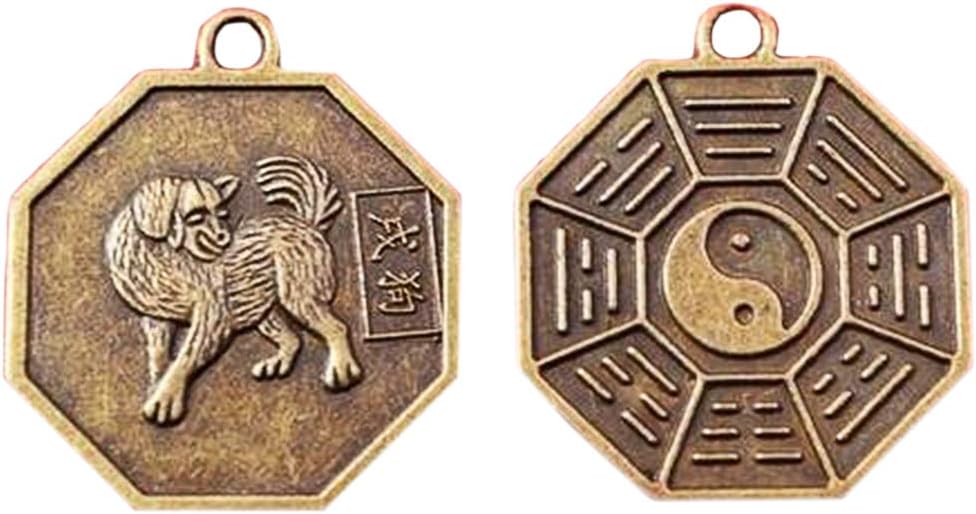 Amazon.com: Chinese Zodiac Tai Chi Pakua Feng Shui Pendants W Five ...