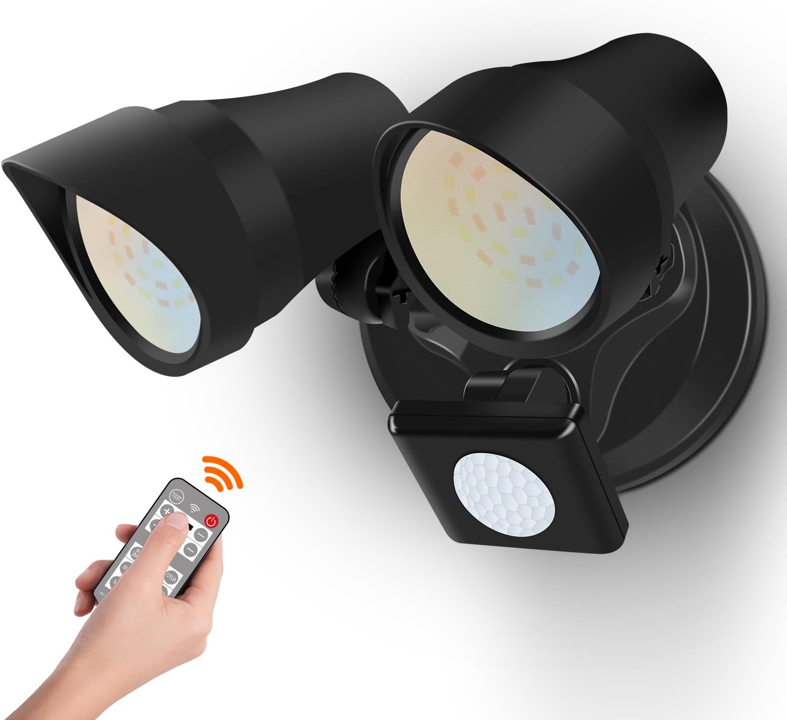 Timeguard LED200PIRB Twin LED PIR Floodlight - Black : Amazon.co.uk ...