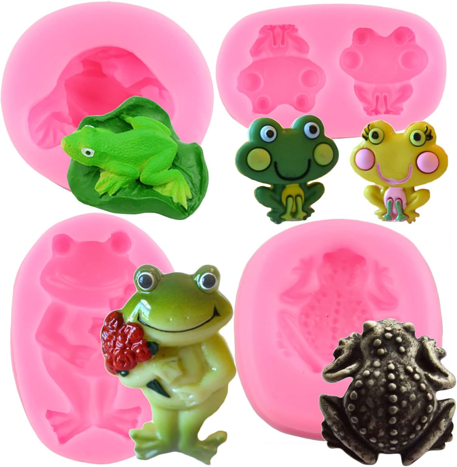 Amazon.com: Frog Silicone Fondant Mold Cake Decorating Mold DIY ...