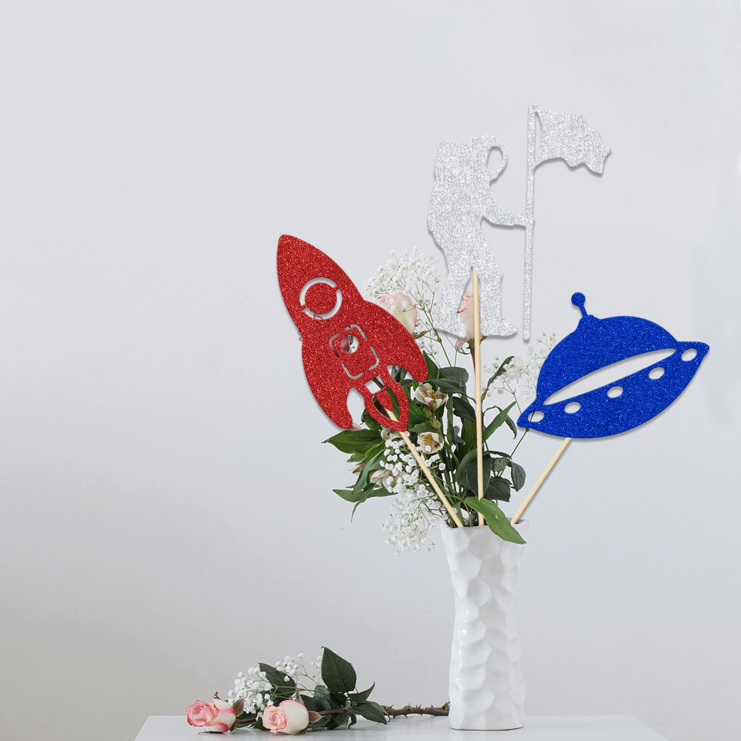 Red Moon Stars Theme Centerpiece Ideas 82 Elevated Christmas Tree