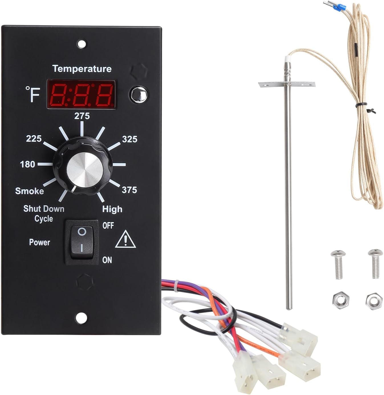 Amazon.com : SafBbcue BAC236 7" Digital Thermostat Controller Kit for ...