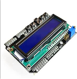 Amazon.com: LCD Keypad Shield LCD1602 LCD 1602 Module Display for ...