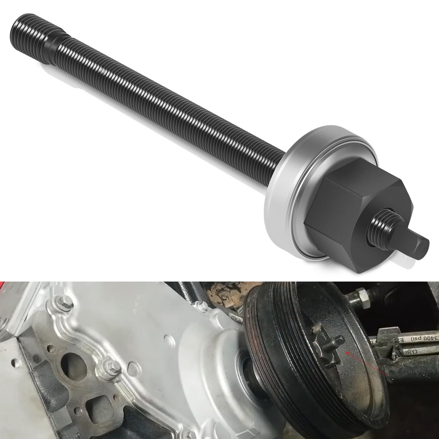 Snapklik.com : LS LT Harmonic Balancer Installation Tool Install Kit ...